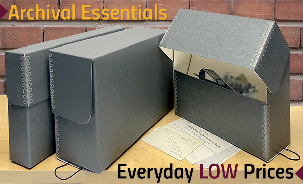 Archival Essentials - Document Storage Boxes, Folders, Acid-Free Tissu