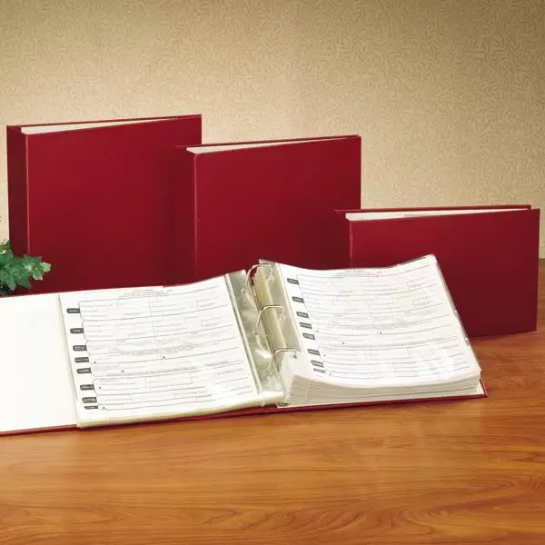 Perma/Dur Records Storage Binders For Birth, Marriage & Death Certific