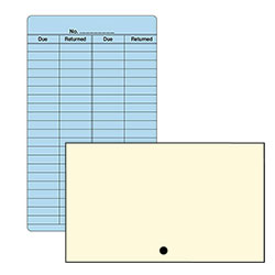 Library Catalog Cards and Forms | University Products