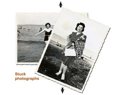 Separating Photographs That Stick Together